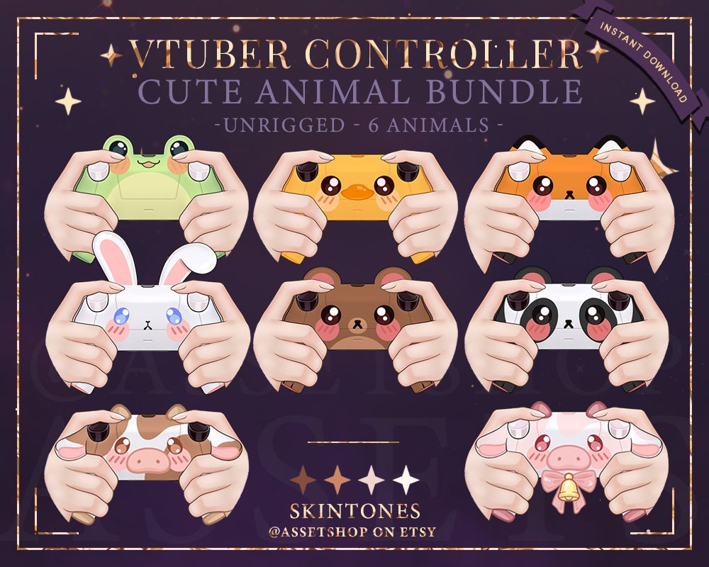Cute Animal Vtuber Controller Asset – AssetShop
